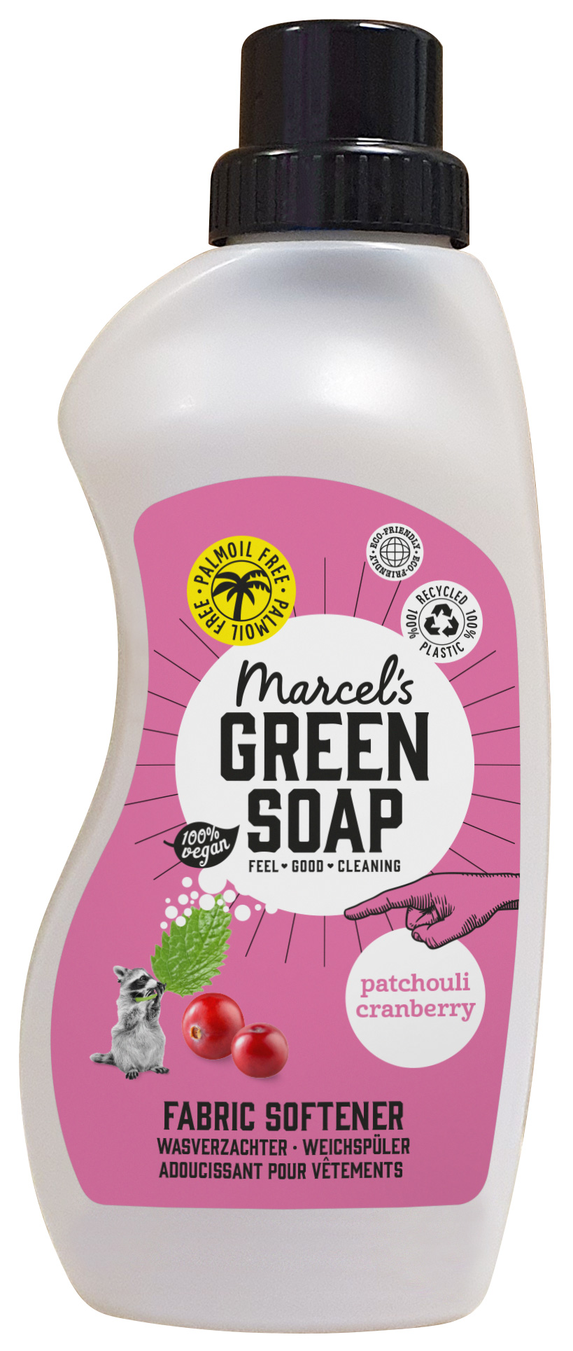 Marcel Green Soap Fabric softener Patchouli & Cranberry (1L) - Homie